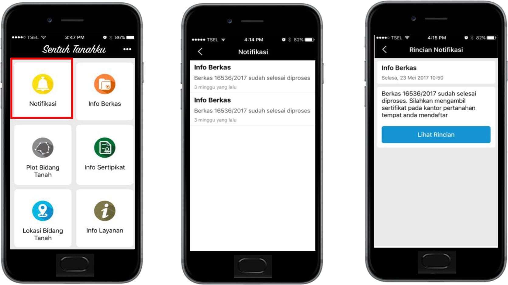 Sentuh Tanahku,aplikasi untuk pertanahan dari BPN